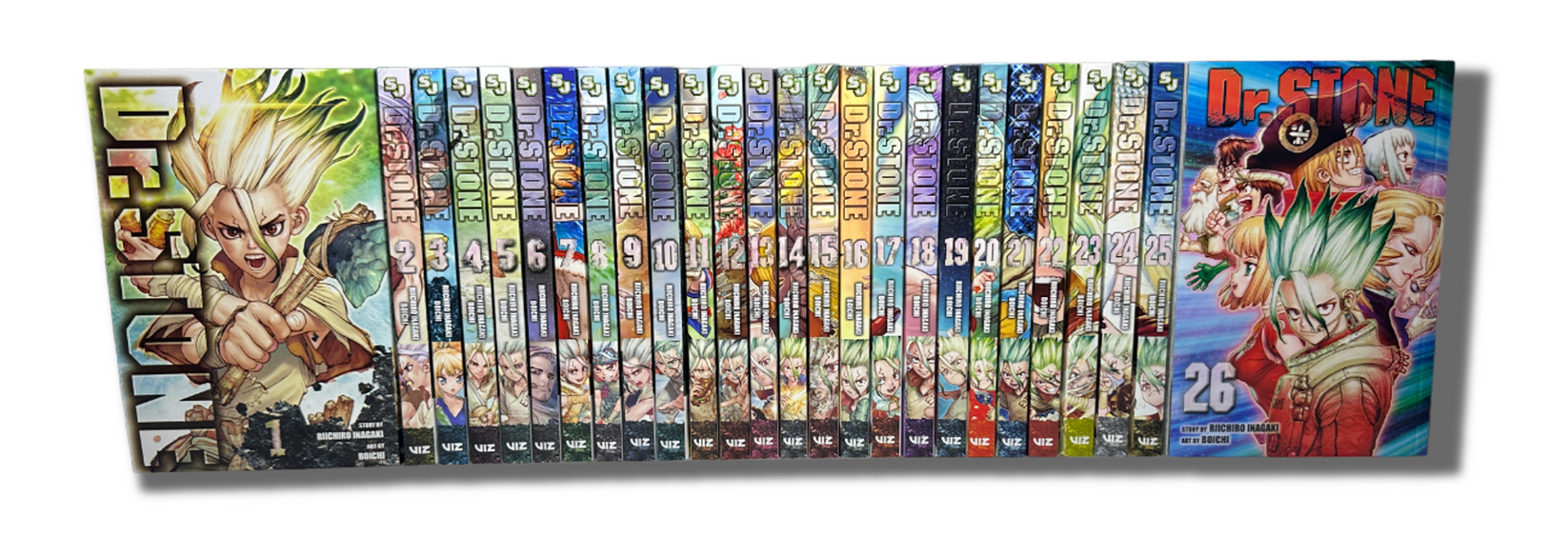 Dr Stone Volumes 1-27 Complete Manga Set New English – Dystinity Manga